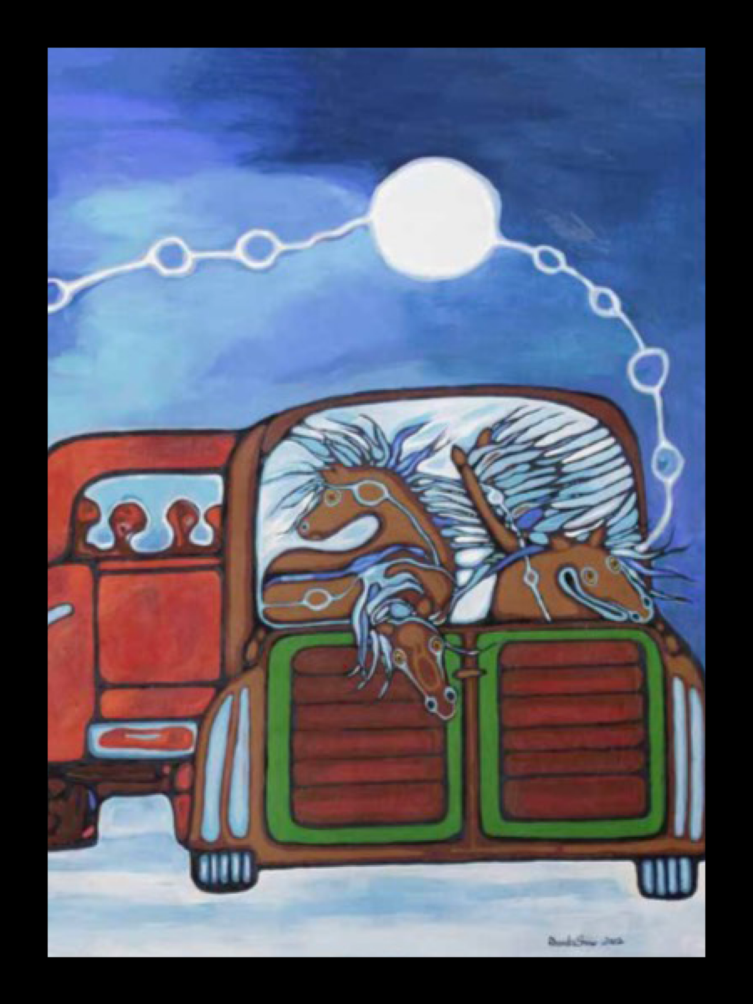 Meet Rhonda Snow, the Painter behind The Spirit Horse Returns ...