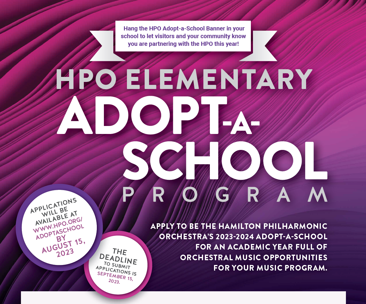Adopt-a-School Program - Hamilton Philharmonic Orchestra